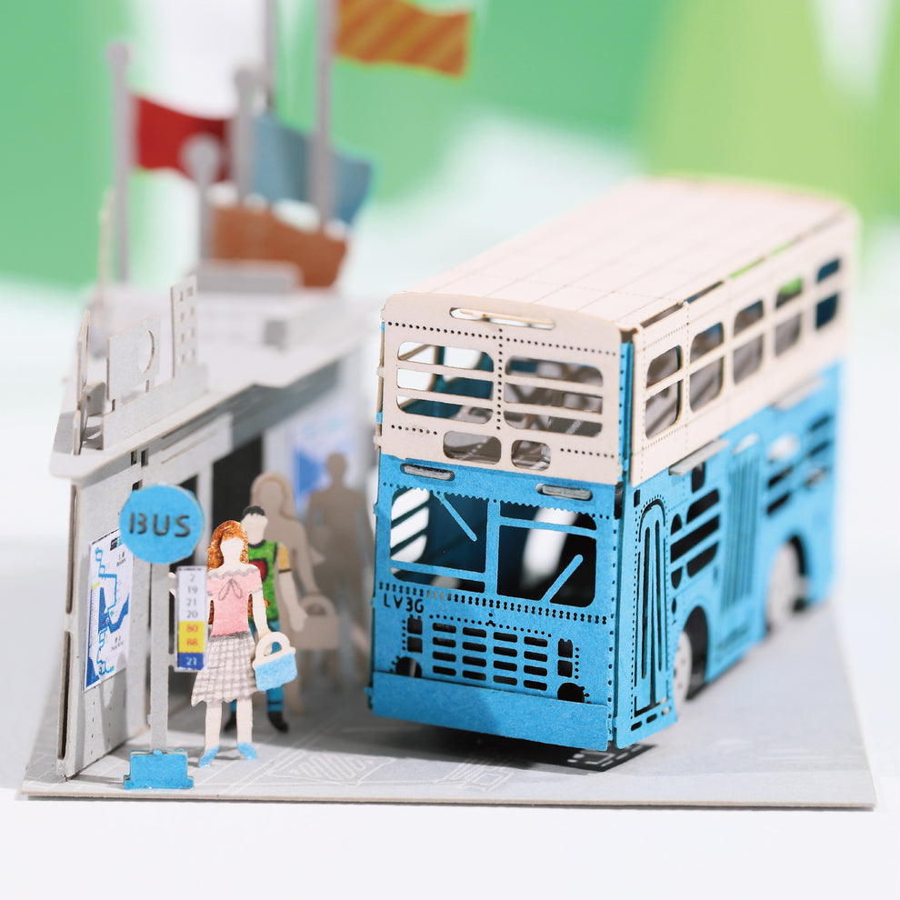 香港巴士 - FingerART 紙藝模型 (HK-645) – PaperART.com.hk